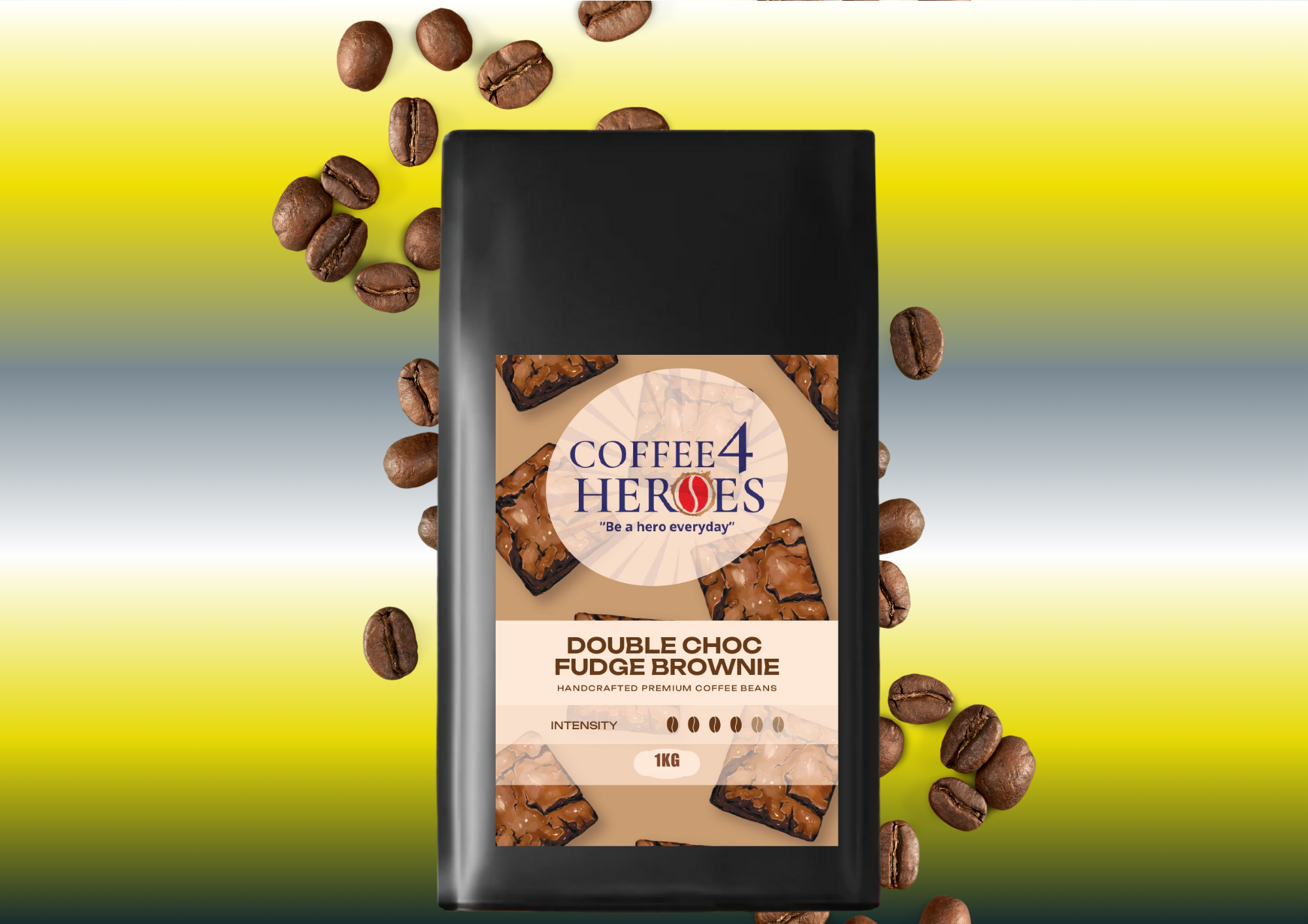 Double Choc Fudge Brownie Flavoured 1kg-CQ – COFFEE4HEROES
