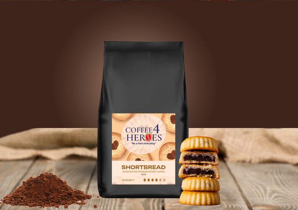 Instant Shortbread Flavoured 250g -QOV – COFFEE4HEROES
