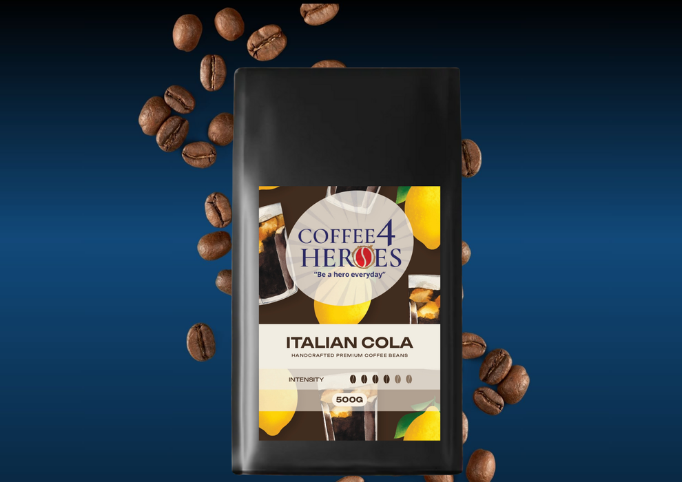 Italian Cola Flavoured 500g – COFFEE4HEROES