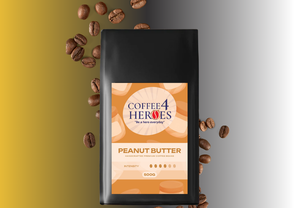 24 Hours of Heroes- Peanut Butter Flavoured 500g – COFFEE4HEROES
